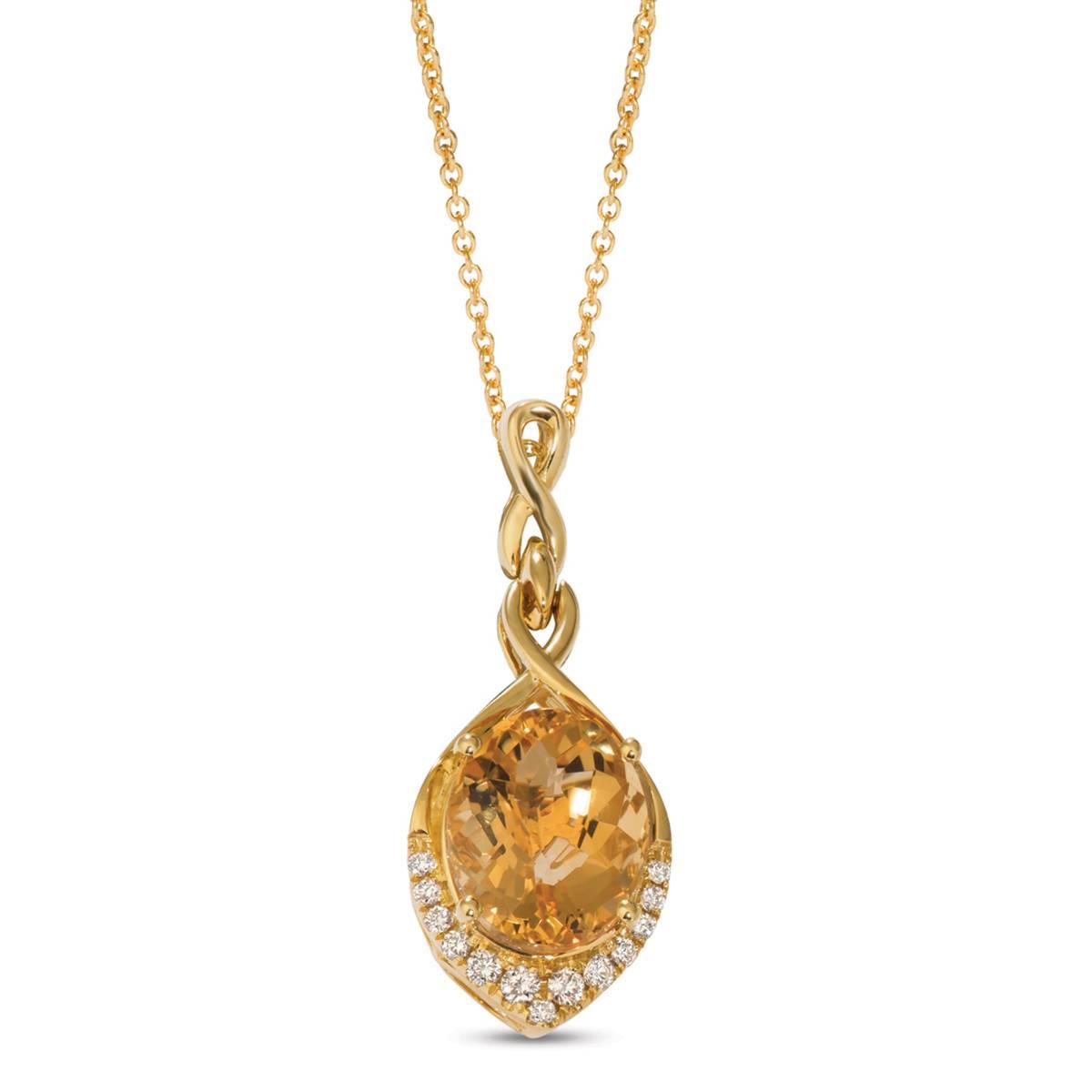 Click here for Le Vian(R) 4 1/4ctw. Cinnamon Citrine(R) Nude Diam... prices