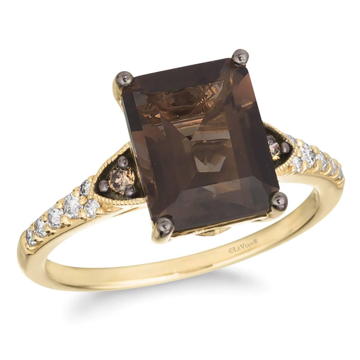 Click here for Le Vian(R) Chocolate Quartz(R) Diamond Ring prices