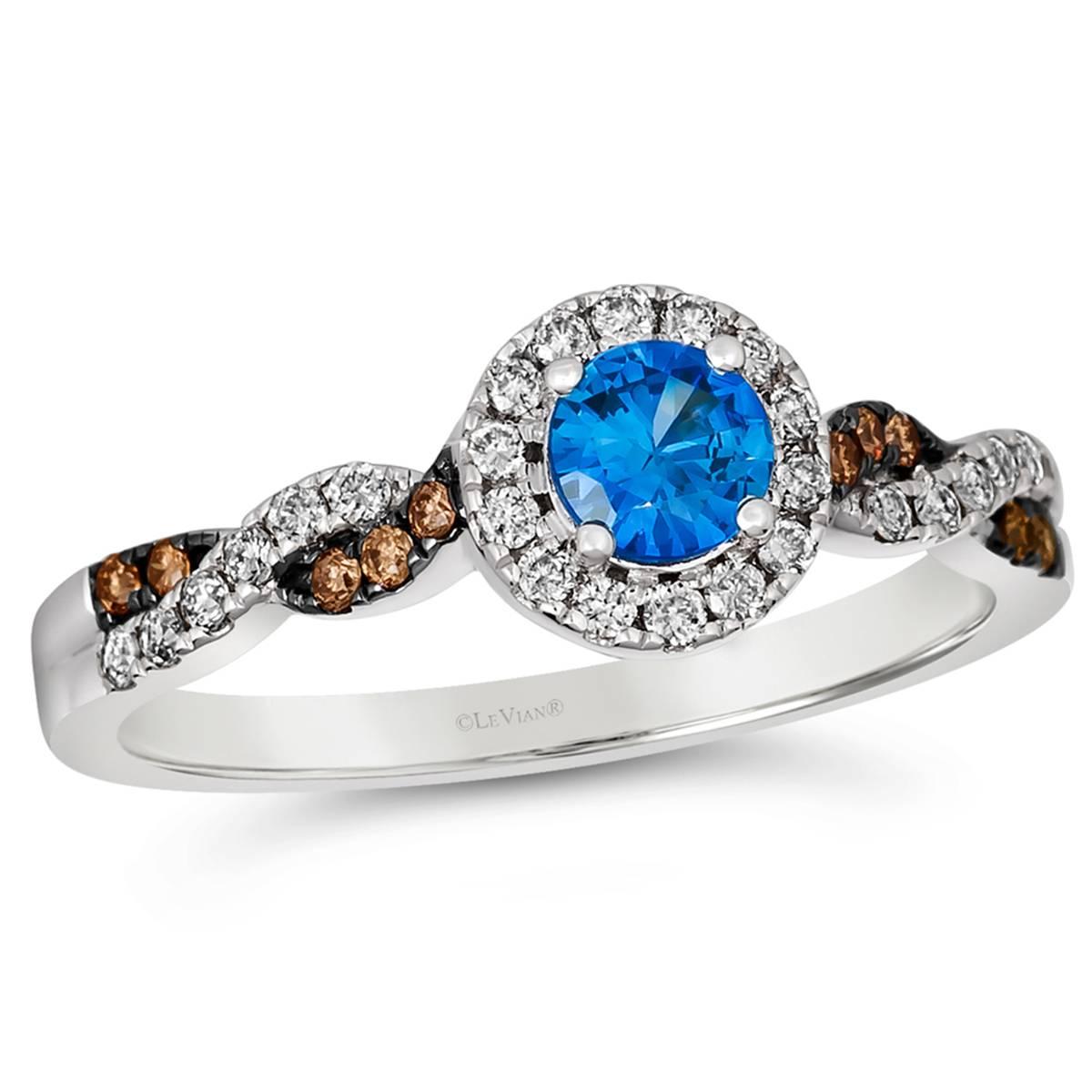 Click here for Le Vian(R) Cornflower Sapphire(tm) Diamond Ring prices