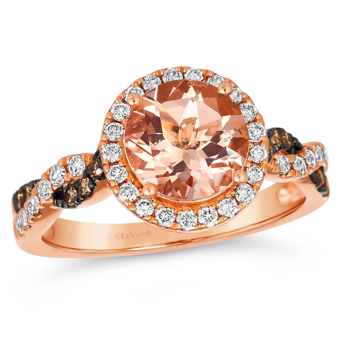 Click here for Le Vian(R) Peach Morganite(tm) Diamond Ring prices