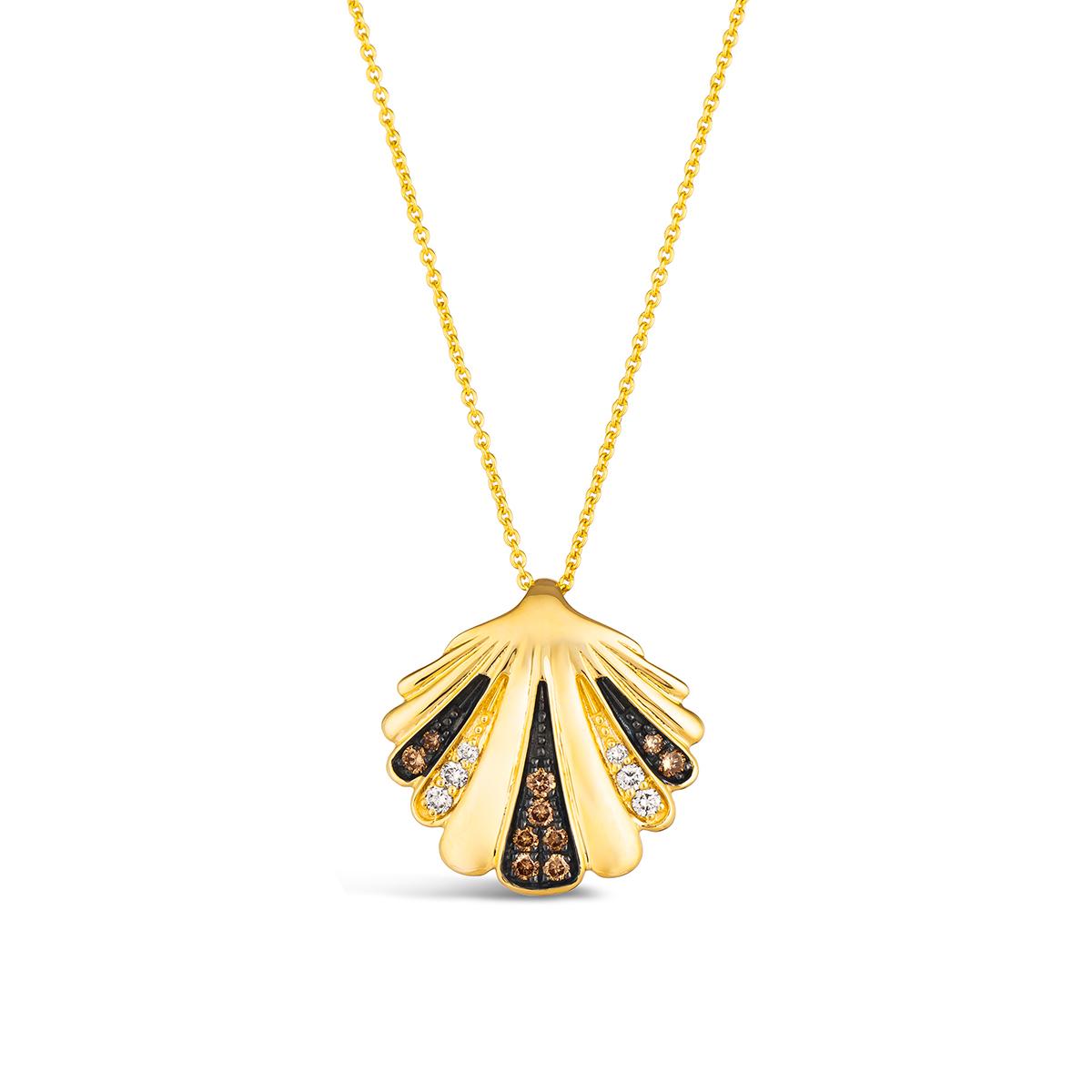 Click here for Le Vian(R) Honey Gold & Diamonds Upside-Down Seash... prices