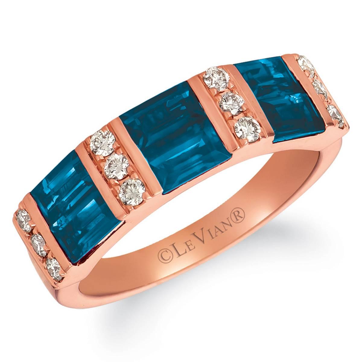 Click here for Le Vian(R) Deep Sea Blue Topaz(tm) Nude Diamonds(t... prices