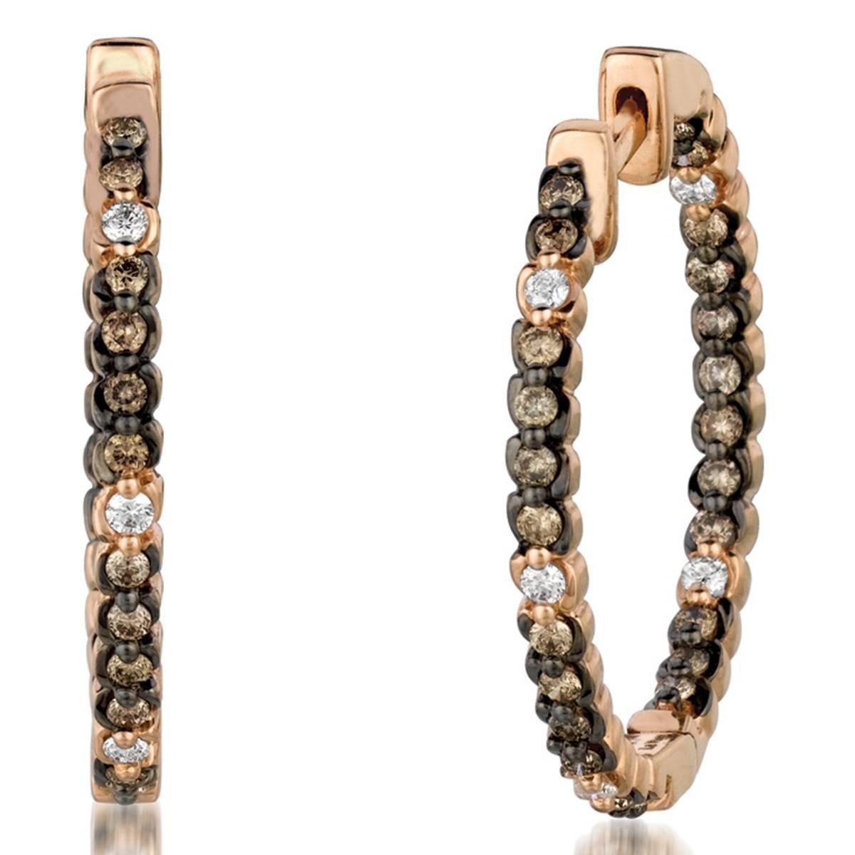 Click here for Le Vian Chocolatier(R) Diamond Hoop Earrings prices