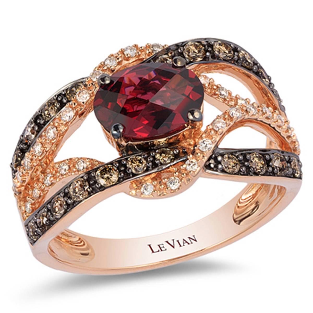 Click here for Le Vian Chocolatier(R) Raspberry Rhodolite(R) Diam... prices