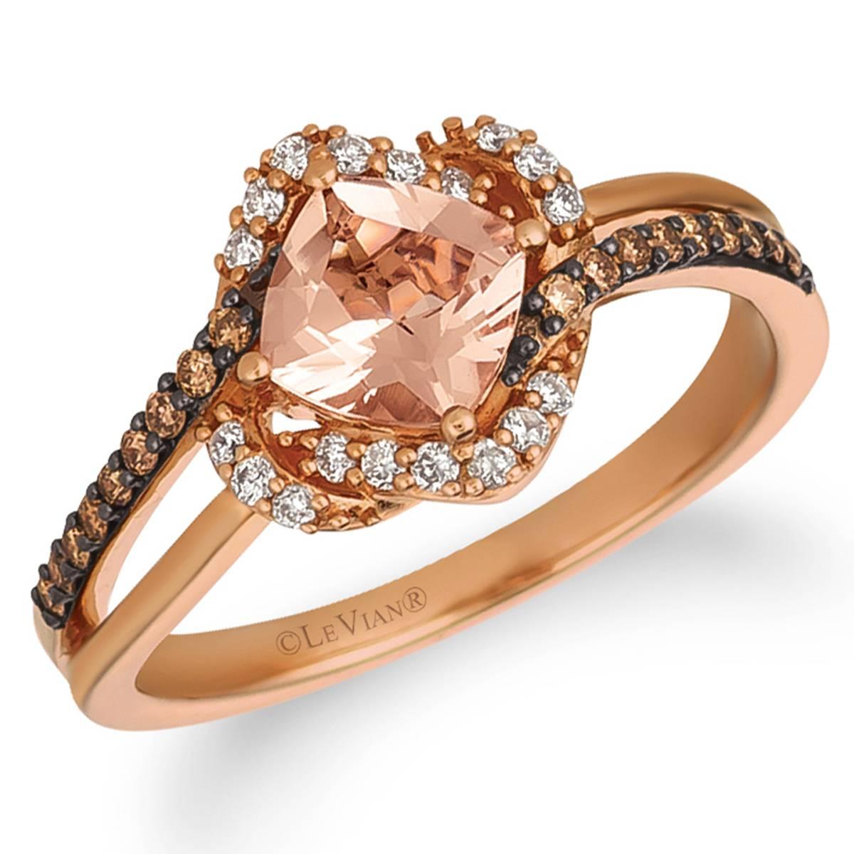 Click here for Le Vian Chocolatier(R) Peach Morganite(tm) Diamond... prices