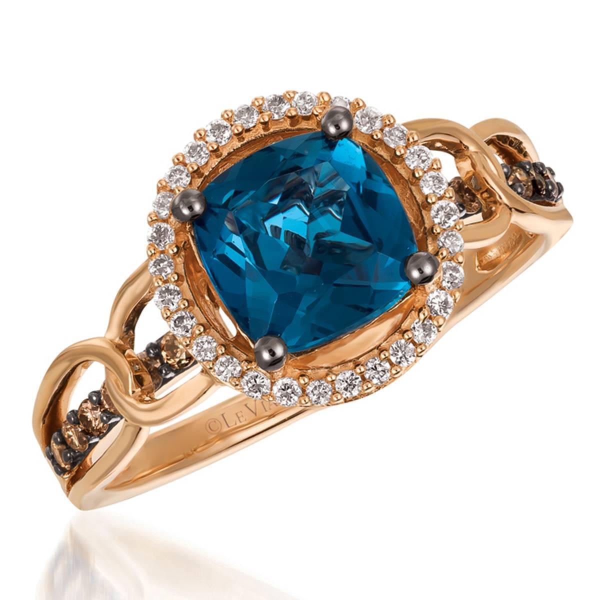 Click here for Le Vian Chocolatier(R) Deep Sea Blue Topaz(tm) Dia... prices