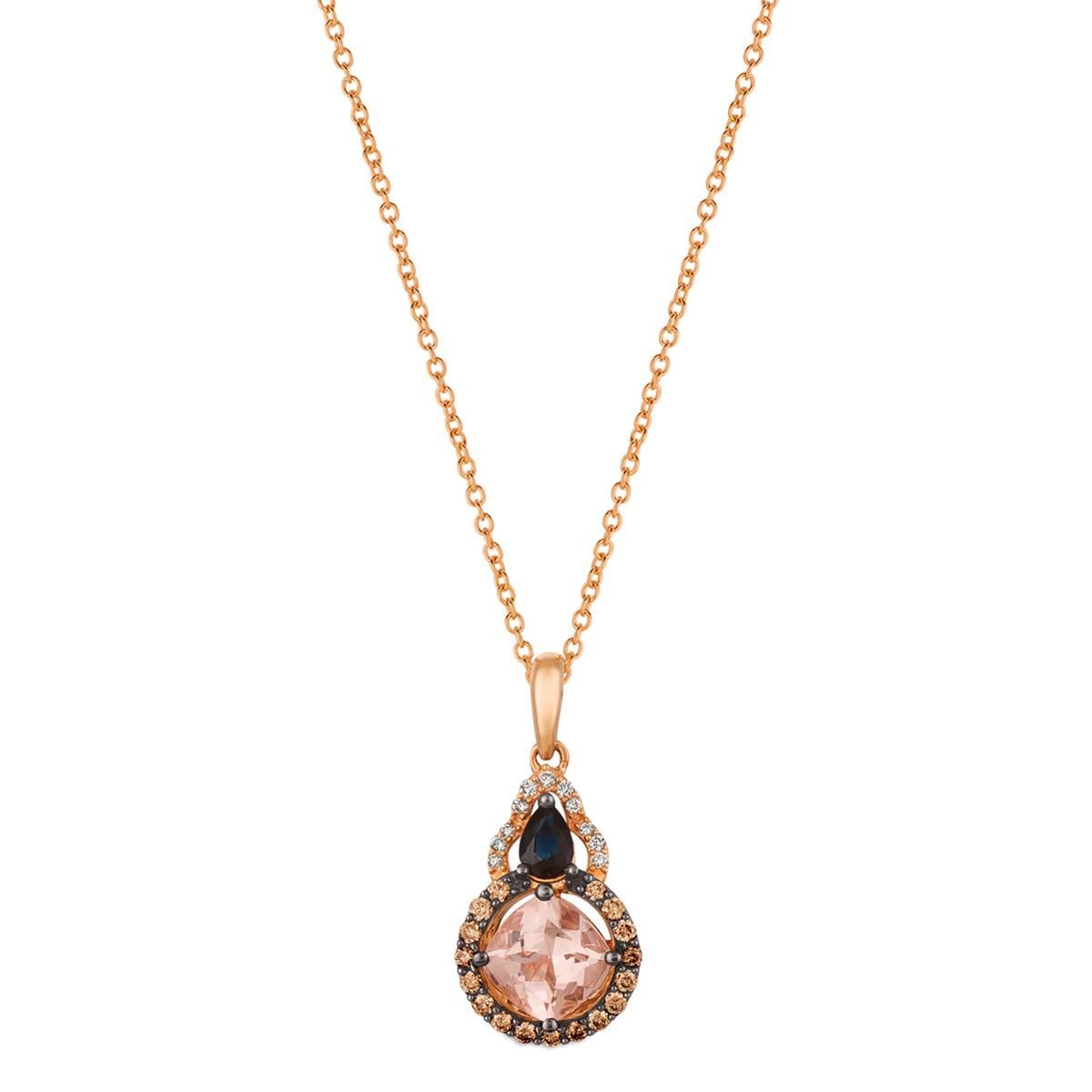 Click here for Le Vian Chocolatier(R) Peach Morganite(tm) Sapphir... prices
