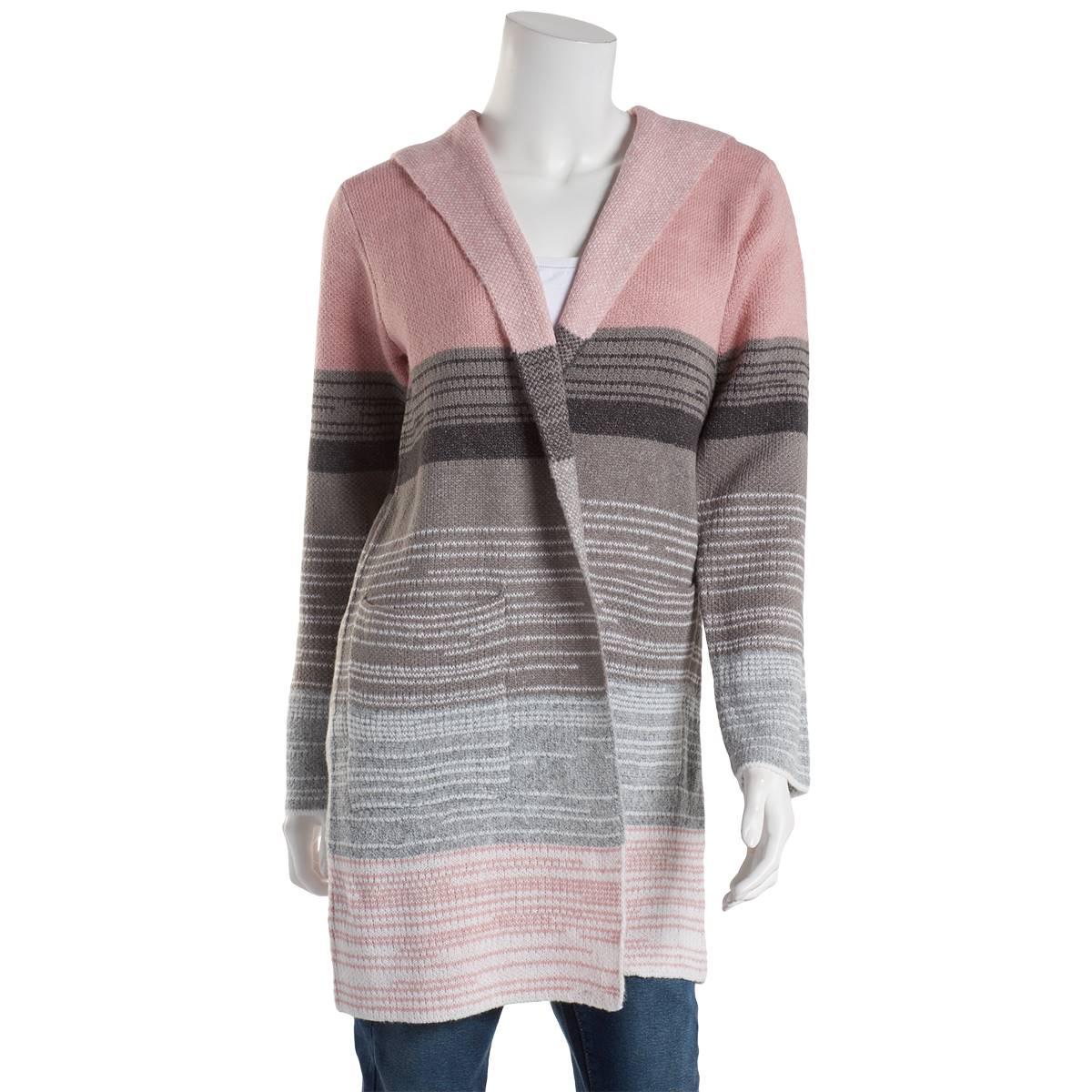 Click here for Womens By Design Stripe Long Sleeve Multi-Stripe H... prices