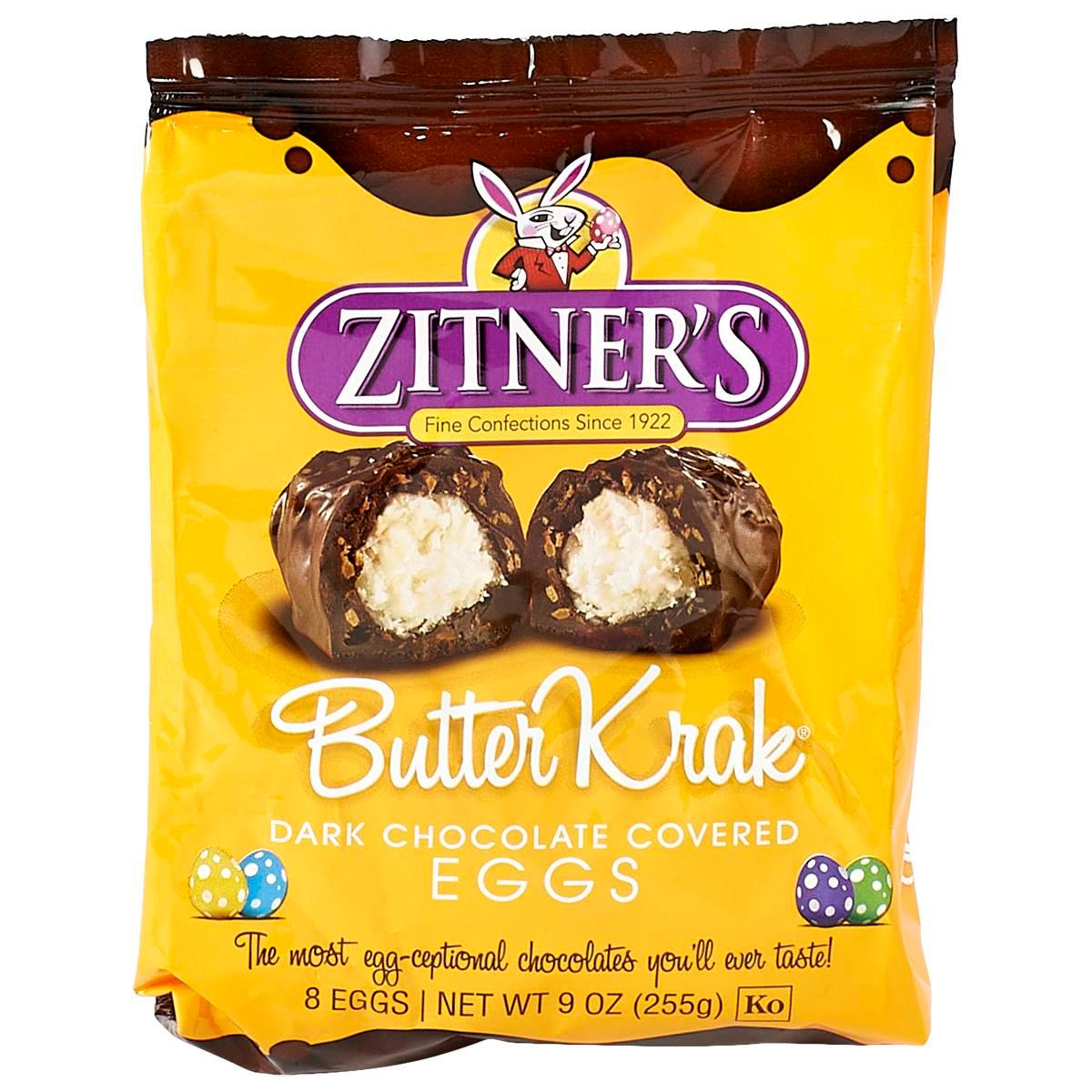 Click here for Zitners 9oz. Butter Krak Dark Chocolate Eggs Bag prices