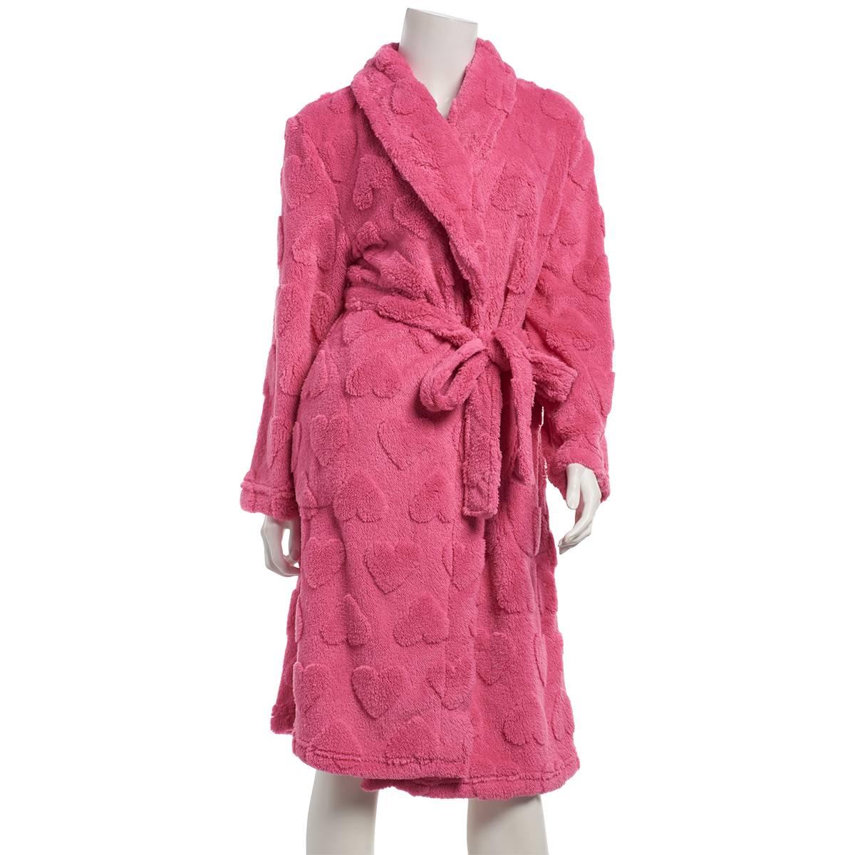 Click here for Womens Jasmine Rose Hearts Shaggy Jacquard Shawl W... prices