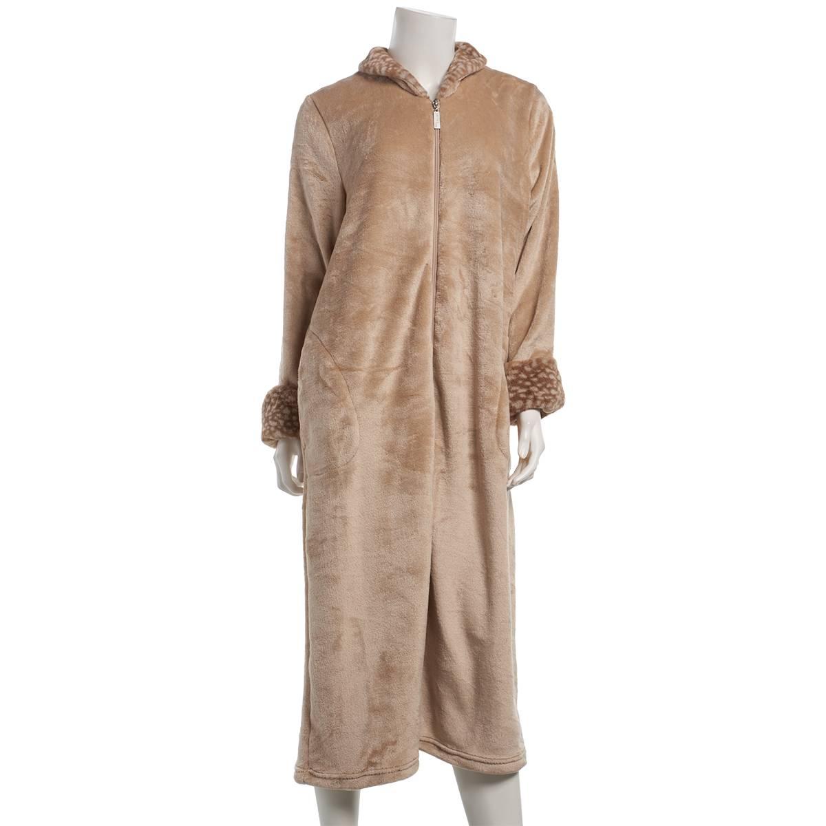 Click here for Womens Jasmine Rose Doe Plush Zip Robe prices