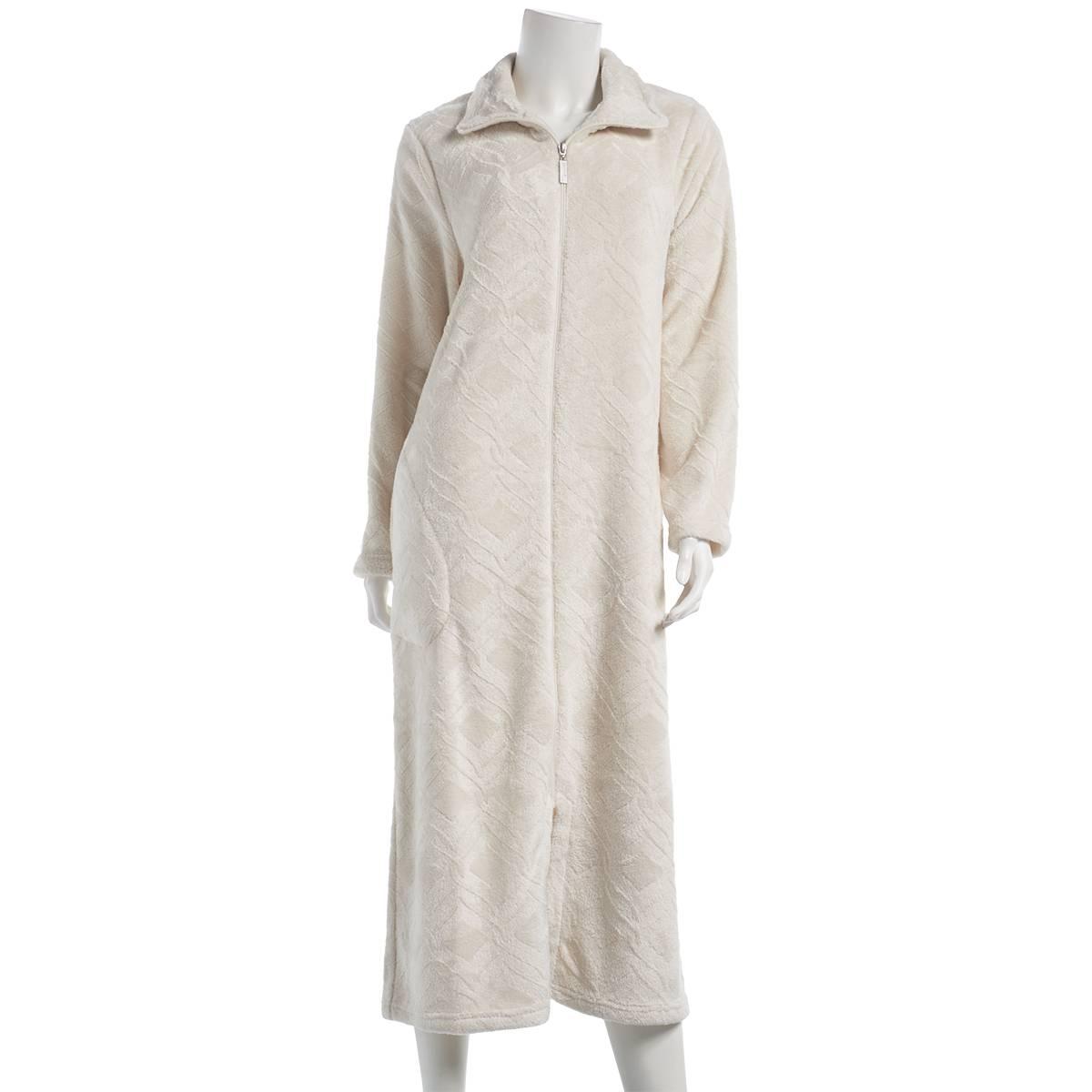 Click here for Womens Jasmine Rose Long Sleeve Leaf Zip Robe prices