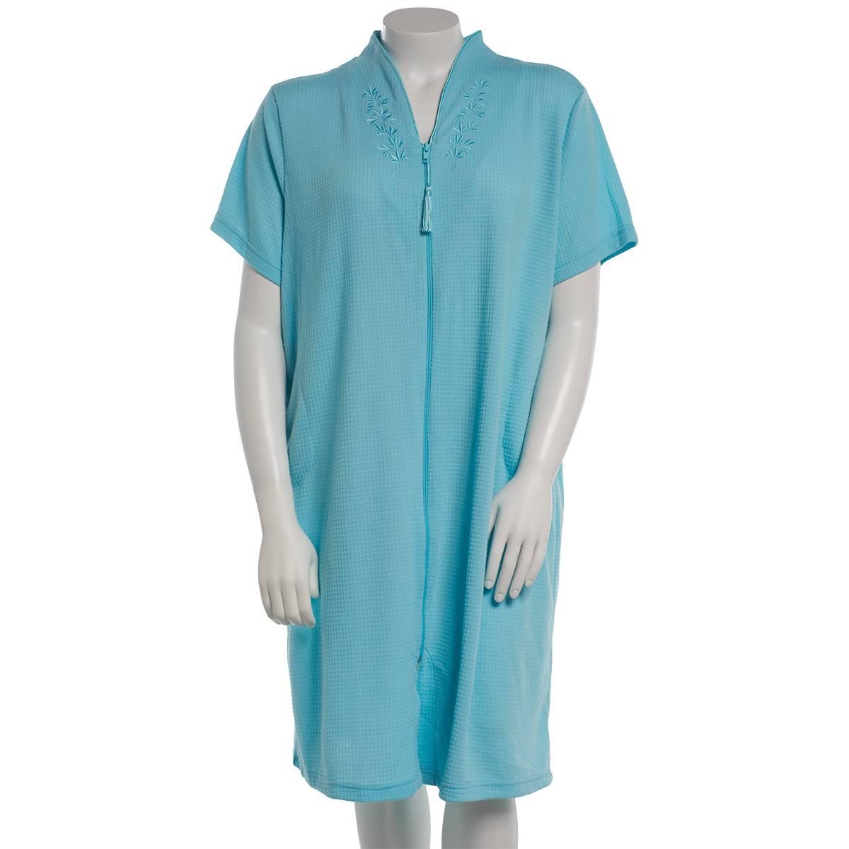 Click here for Plus Size Jasmine Rose Short Sleeve Blister Knit Z... prices