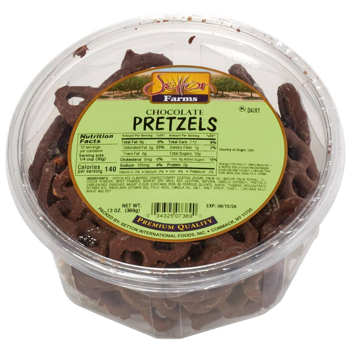 Click here for Setton Farms 13oz. Chocolate-Covered Pretzels prices