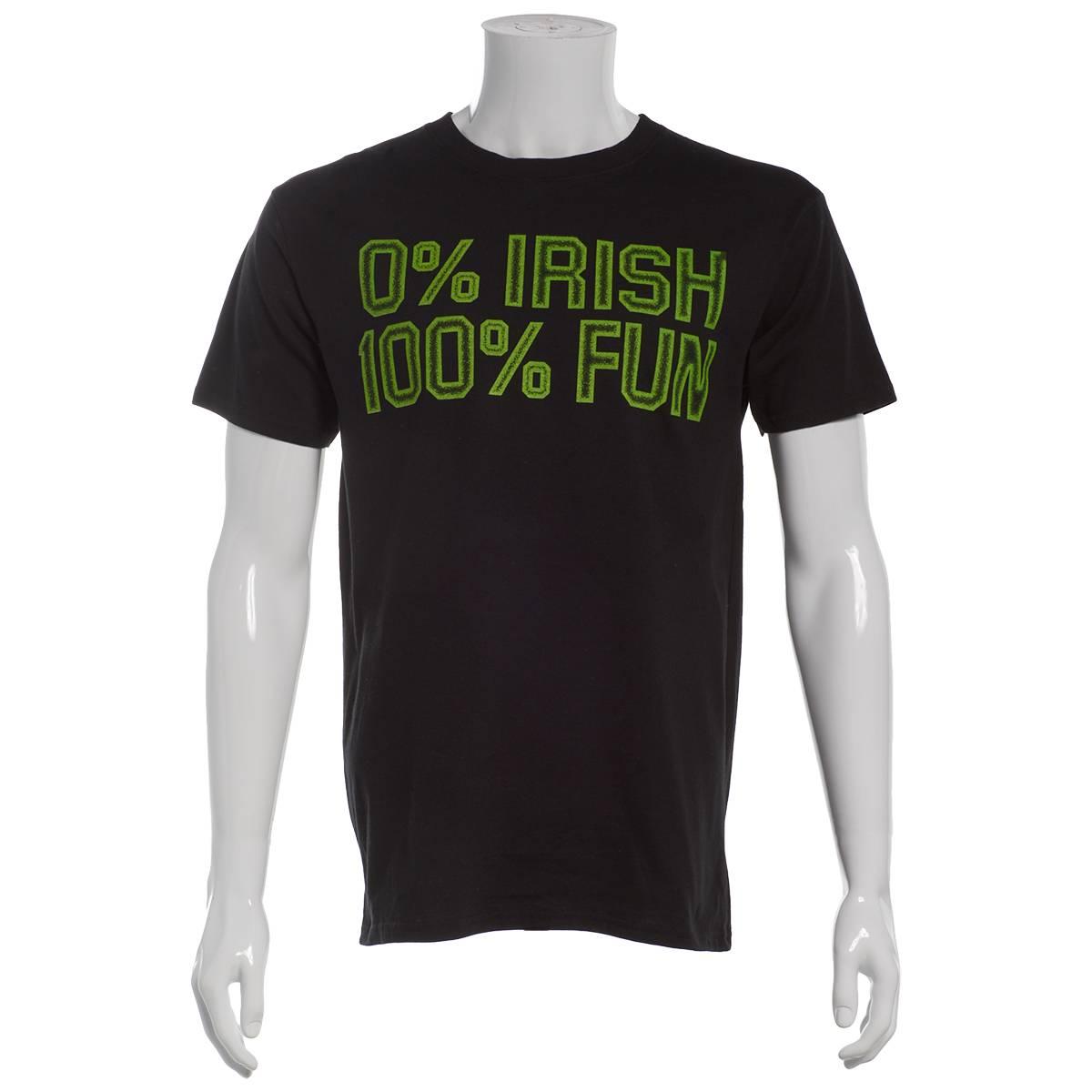 Click here for Young Mens 0 Irish 100 Fun Short Sleeve Tee - Blac... prices