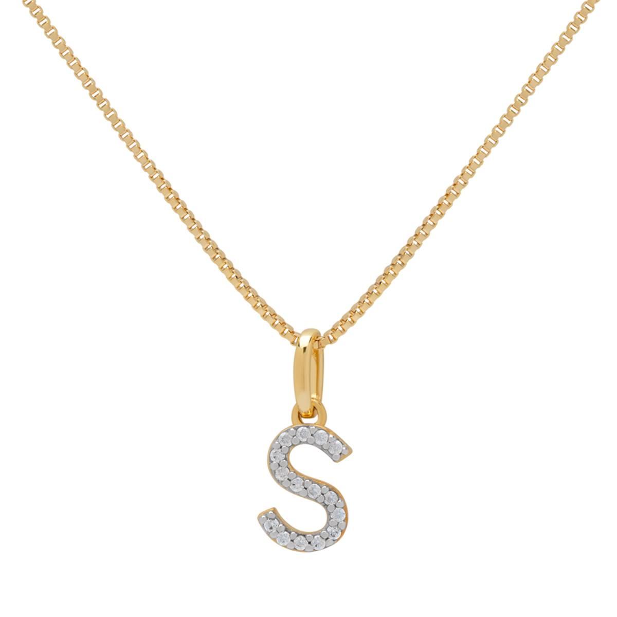 Click here for Gianni Argento Two-Tone Lab White Sapphire Initial... prices