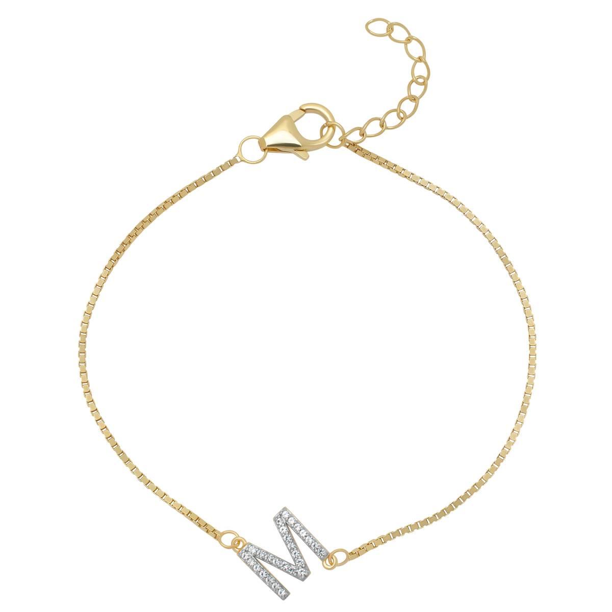Click here for Gianni Argento 14kt. Gold Lab White Sapphire Initi... prices