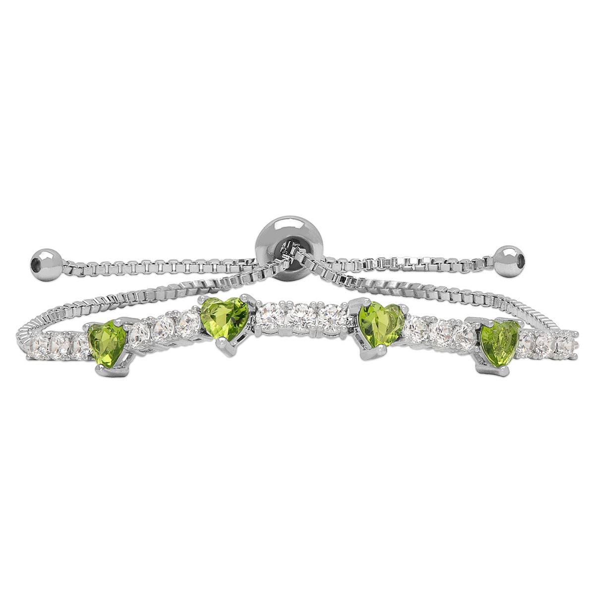 Click here for Gemstone by Gianni Argento Peridot Heart & Round B... prices