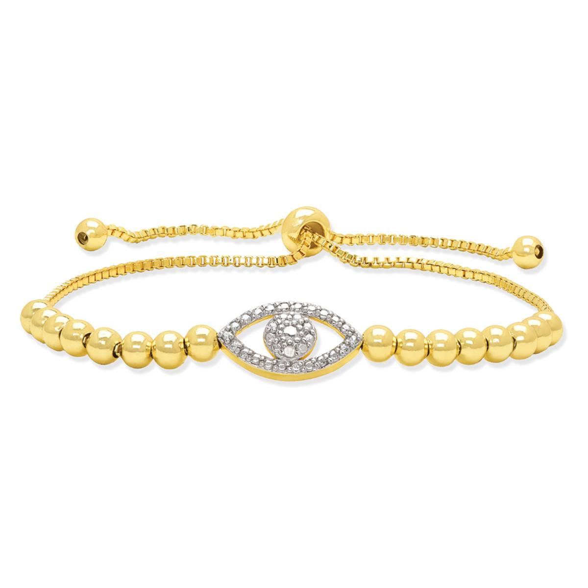 Click here for Accents by Gianni Argento Evil Eye Bead Adjustable... prices