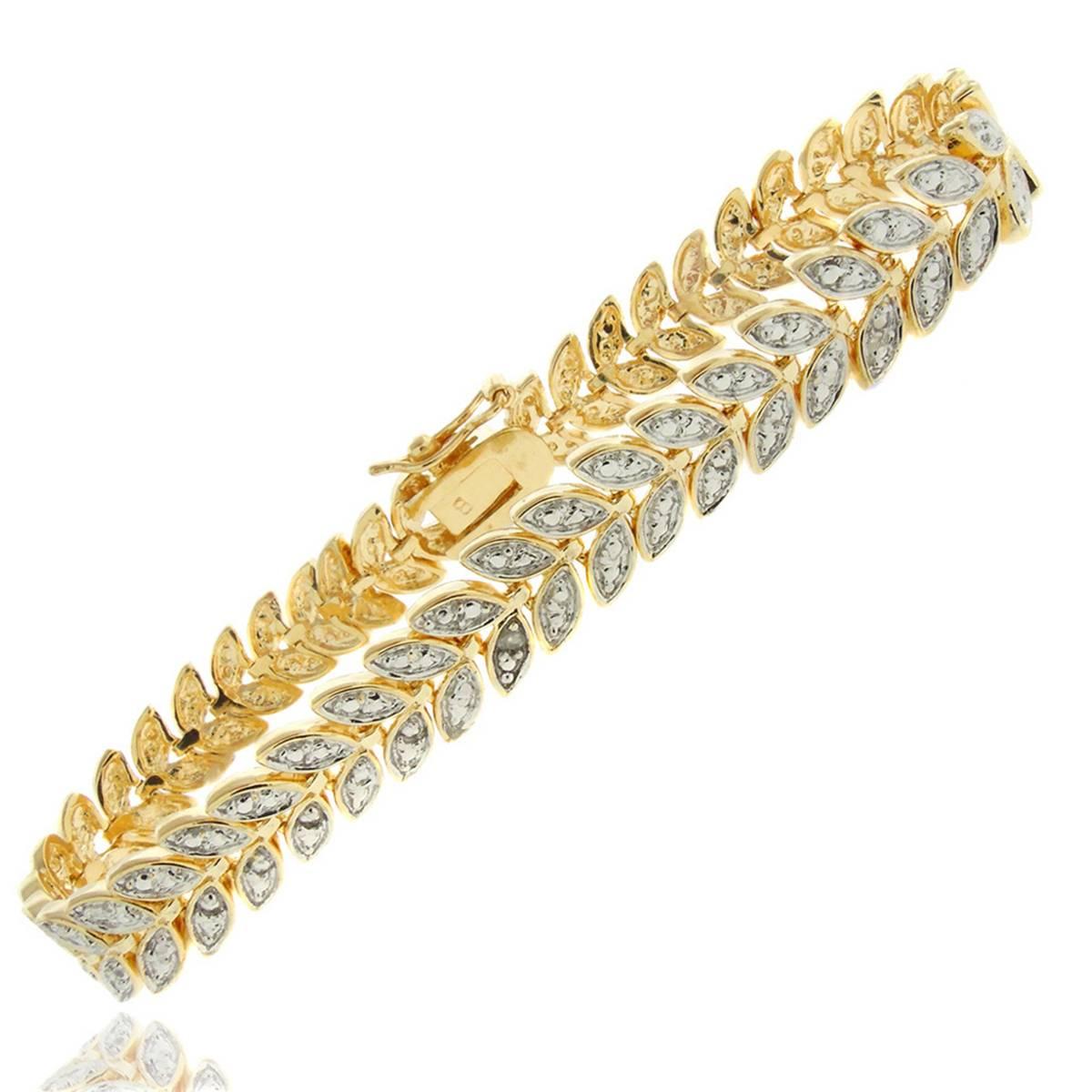 Click here for Accents by Gianni Argento Gold Plate Leaf Laydown... prices
