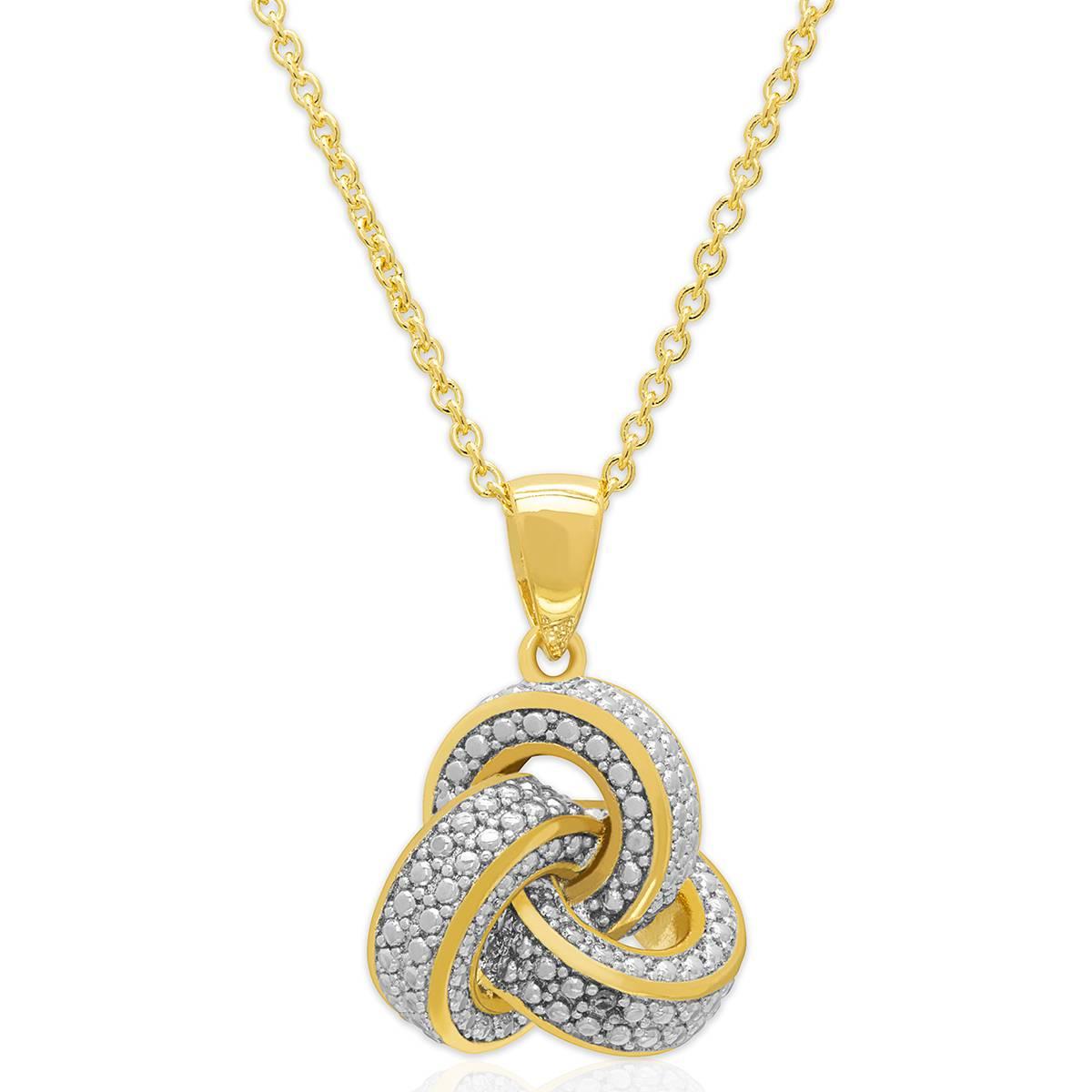 Click here for Accents by Gianni Argento Diamond Accent Love Knot... prices