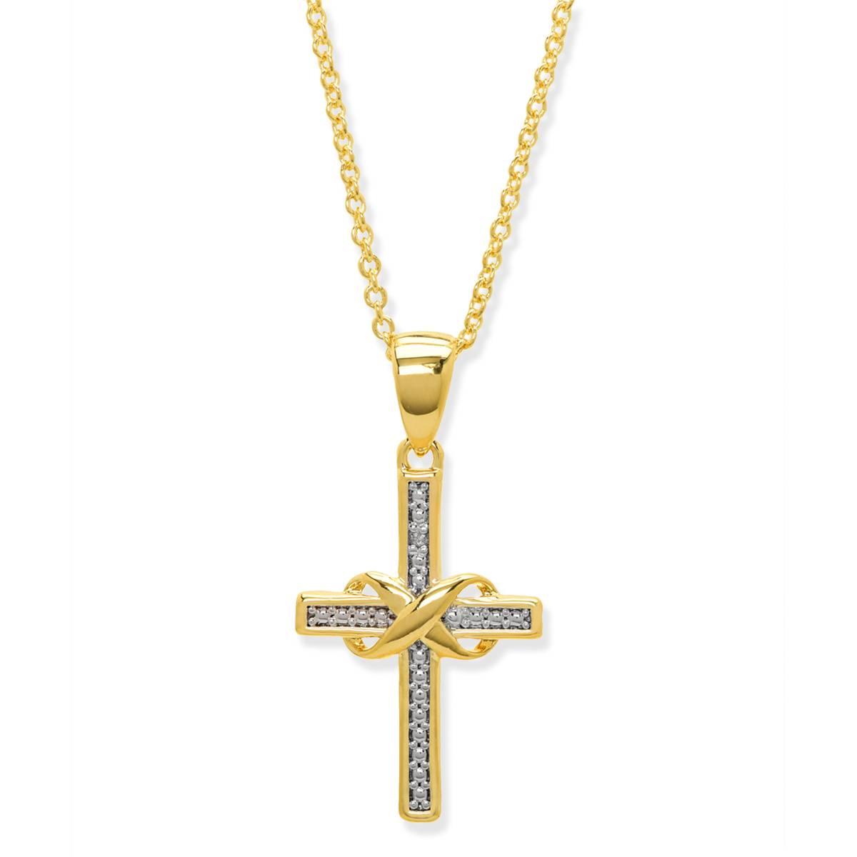 Click here for Accents by Gianni Argento Diamond Infinity on Cros... prices