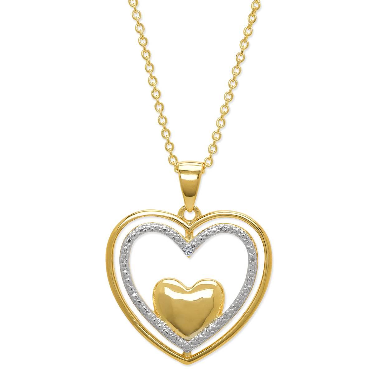 Click here for Accents by Gianni Argento Diamond Accent Triple He... prices