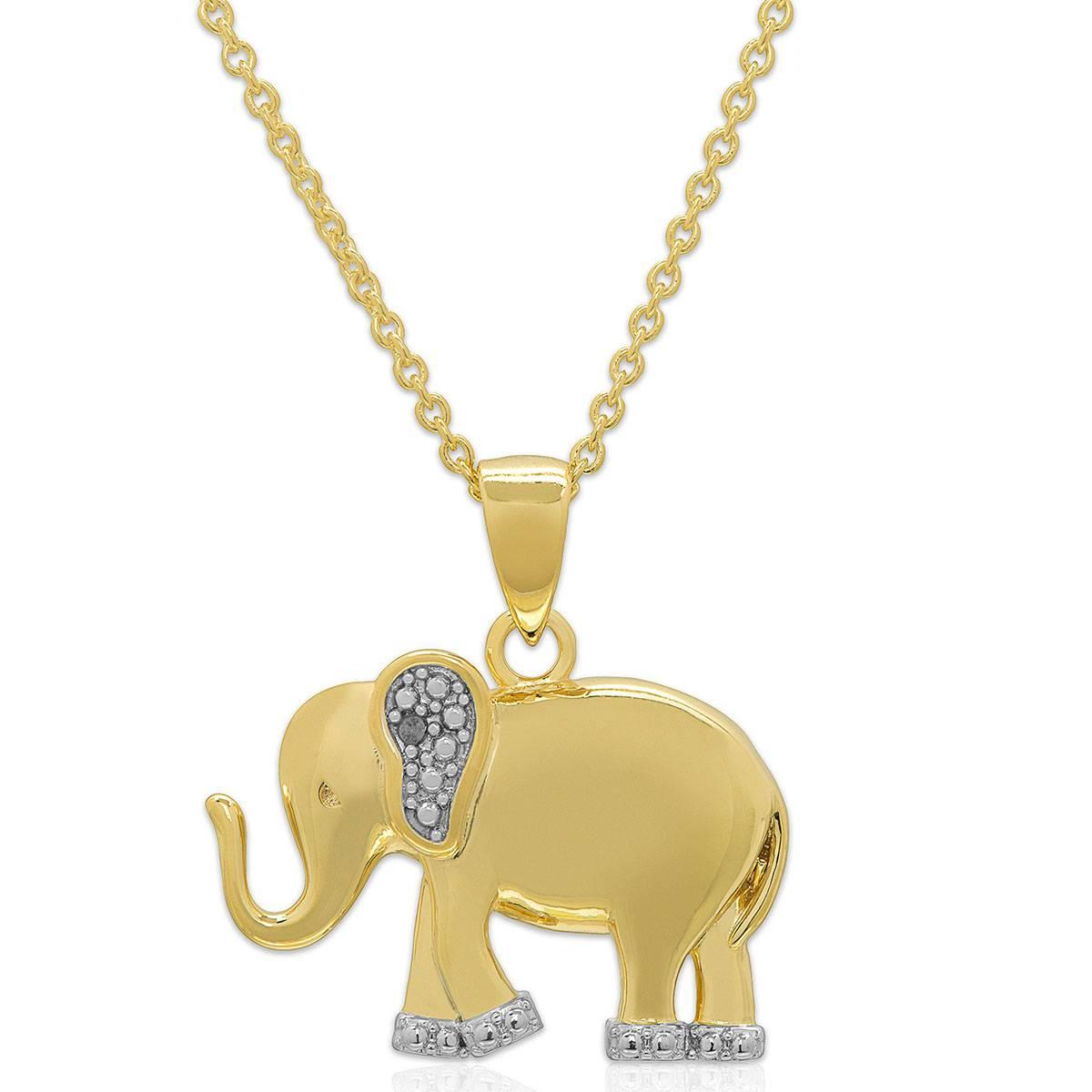 Click here for Accents by Gianni Argento Diamond Accent Elephant... prices