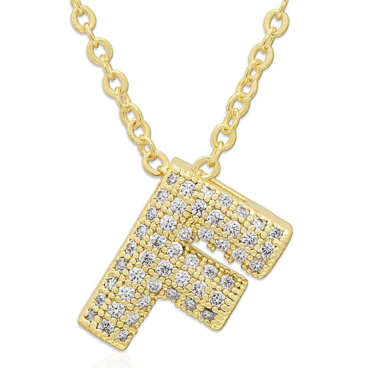 Click here for Accents by Gianni Argento 14kt. Gold Bubble Initia... prices