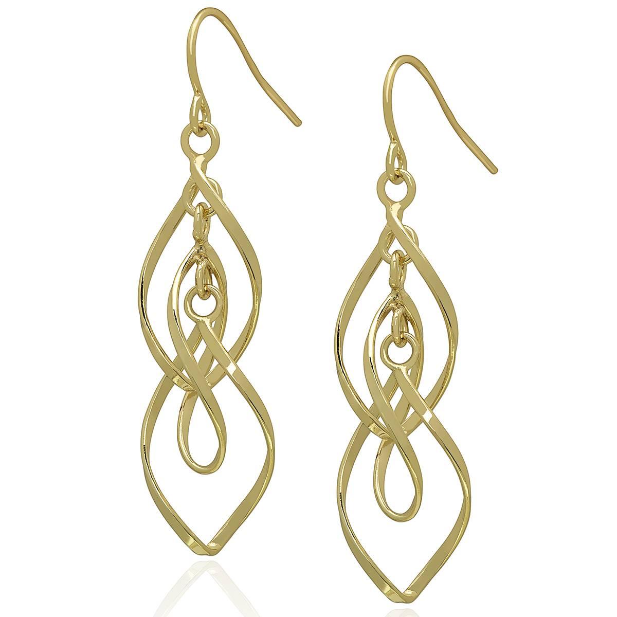 Click here for Gianni Argento 14kt. Gold Plated Multi Drop Spiral... prices