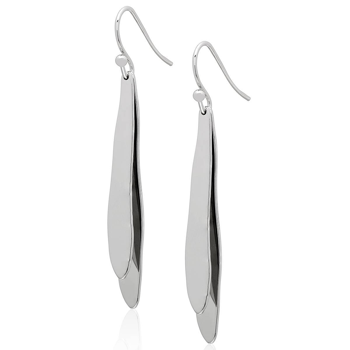 Click here for Gianni Argento Flat Bar Dangle Earrings prices