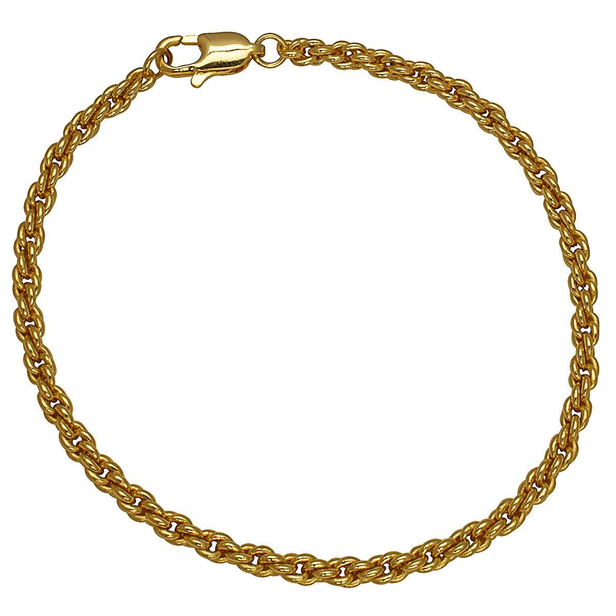 Click here for Gianni Argento 7in. Gold over Sterling Rope Chain... prices