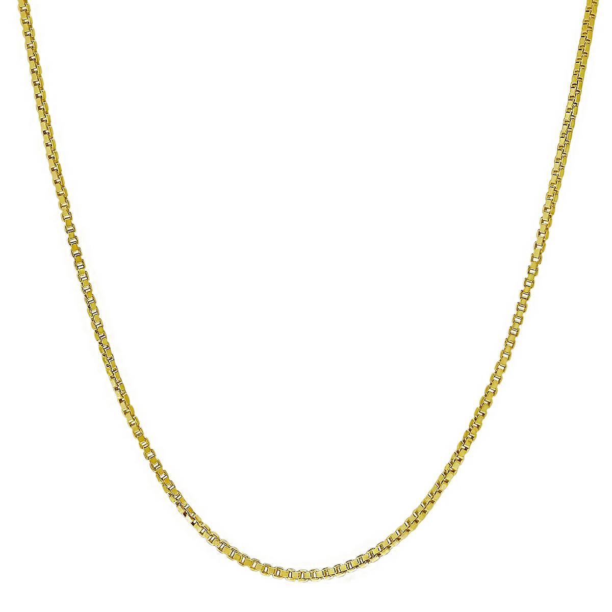Click here for Gianni Argento 16in. Gold over Sterling Box Chain... prices