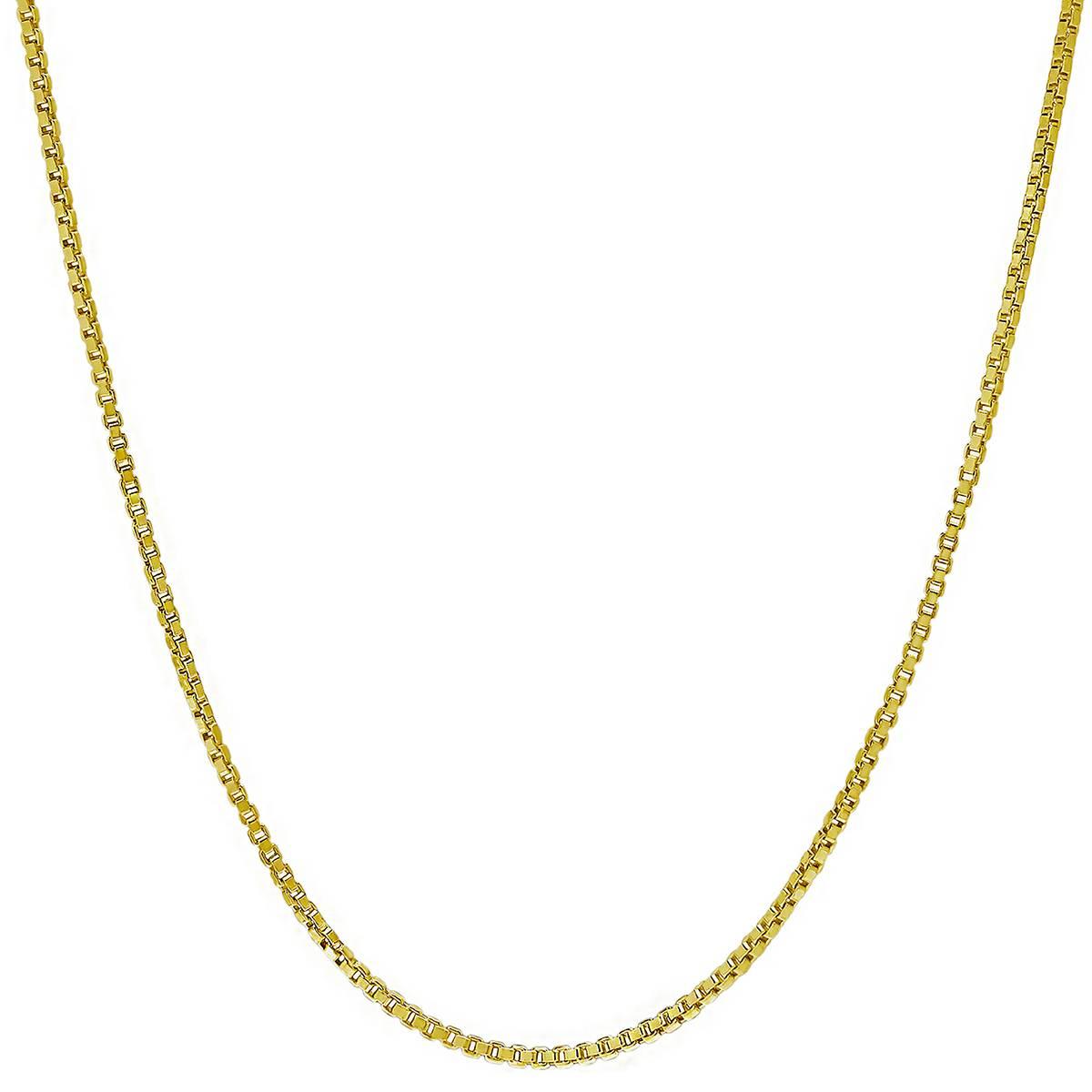Click here for Gianni Argento 18in. Gold over Sterling Box Chain... prices