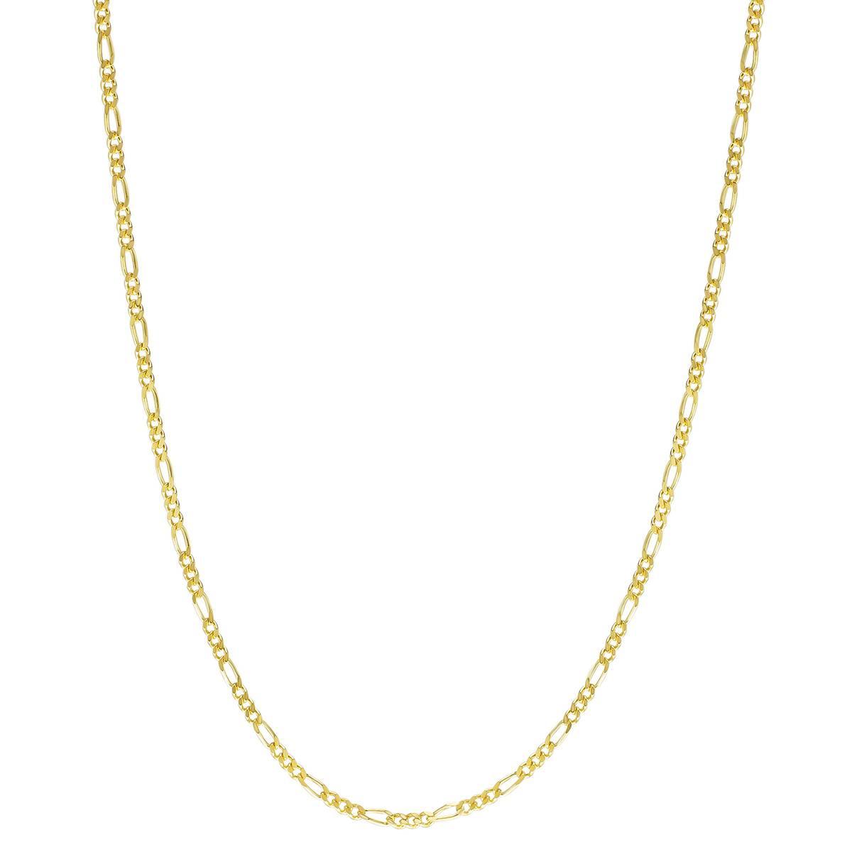 Click here for Gianni Argento 18in. Gold over Sterling Figaro Cha... prices