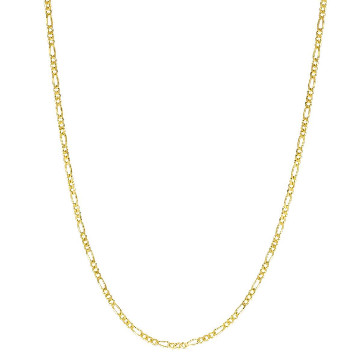 Click here for Gianni Argento 24in. Gold over Sterling Figaro Cha... prices