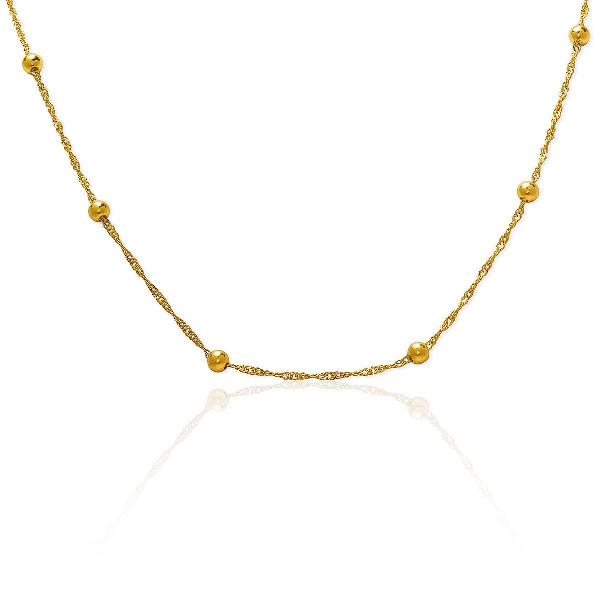 Click here for Gianni Argento 20in. Yellow Gold Station Chain Nec... prices