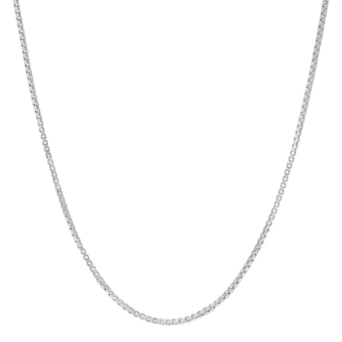 Click here for Sterling Silver Diamond Cut Box Chain Necklace prices