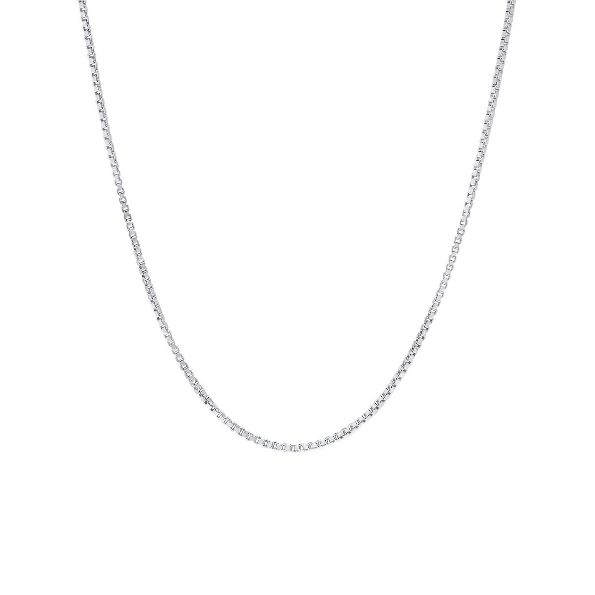 Click here for Sterling Silver DC Box 20in. Chain Necklace prices
