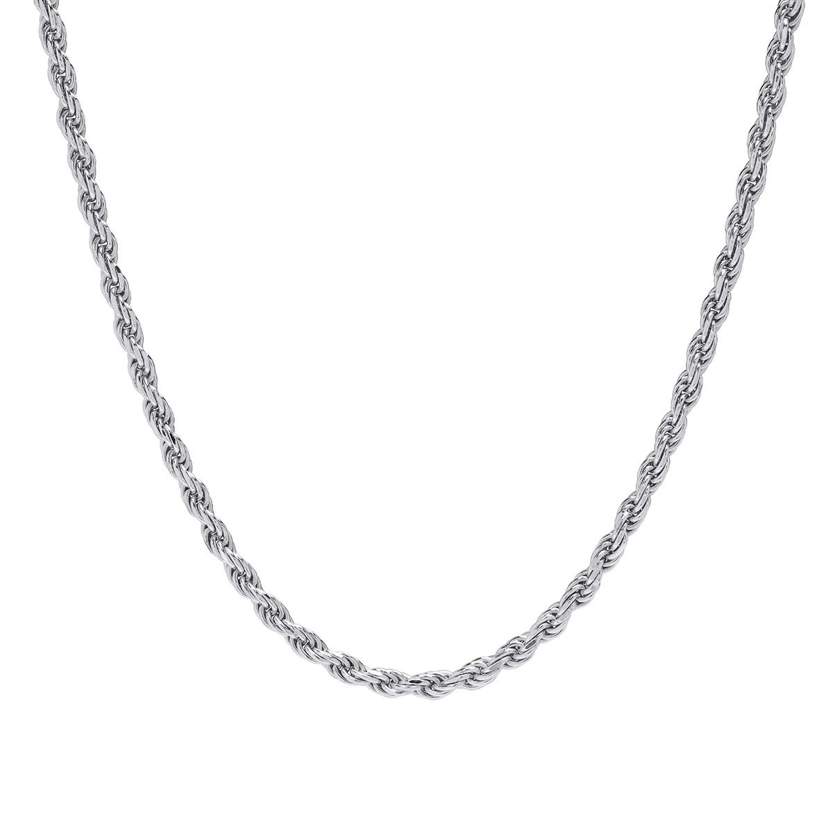 Click here for Sterling Silver DC Rope 16in. Chain Necklace prices