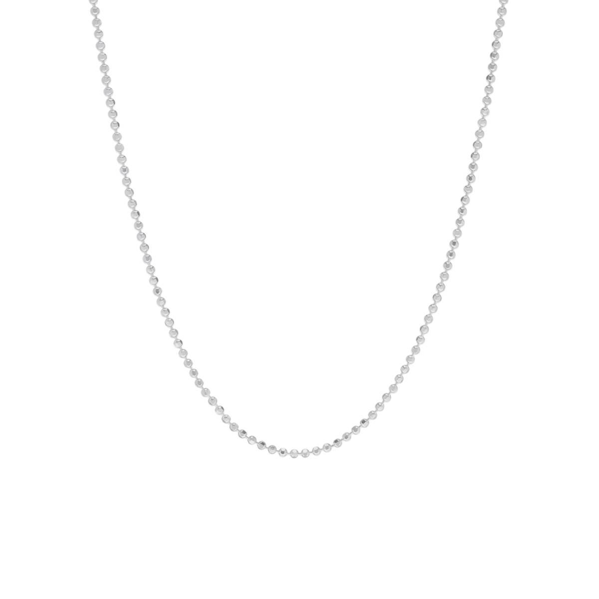 Click here for Sterling Silver Bead DC 20in. Chain Necklace prices