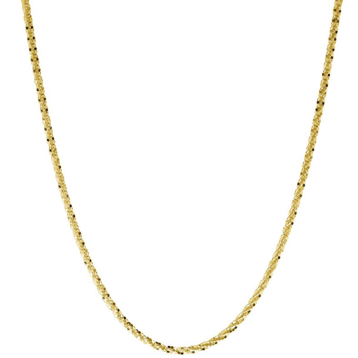 Click here for 14kt. Gold Over Sterling Silver Sparkle 20in. Chai... prices