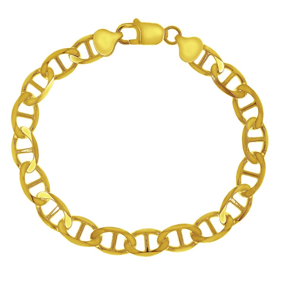 Click here for Gold over Sterling Silver Marina Chain Bracelet prices