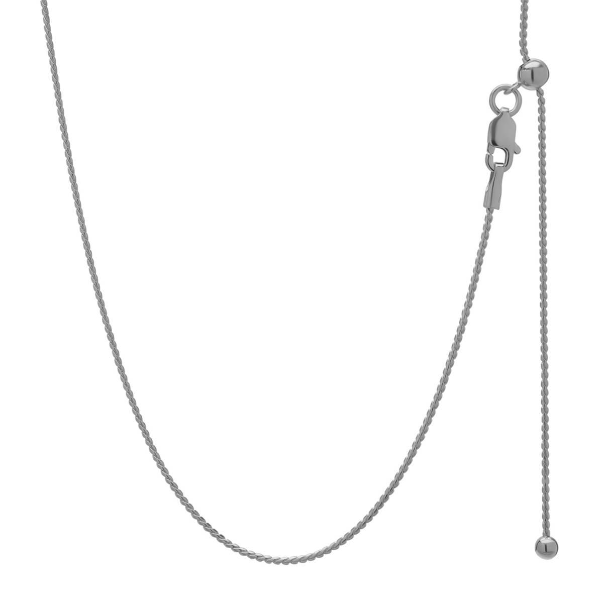 Click here for Sterling Silver 24in. Adjustable Snake Chain Neckl... prices