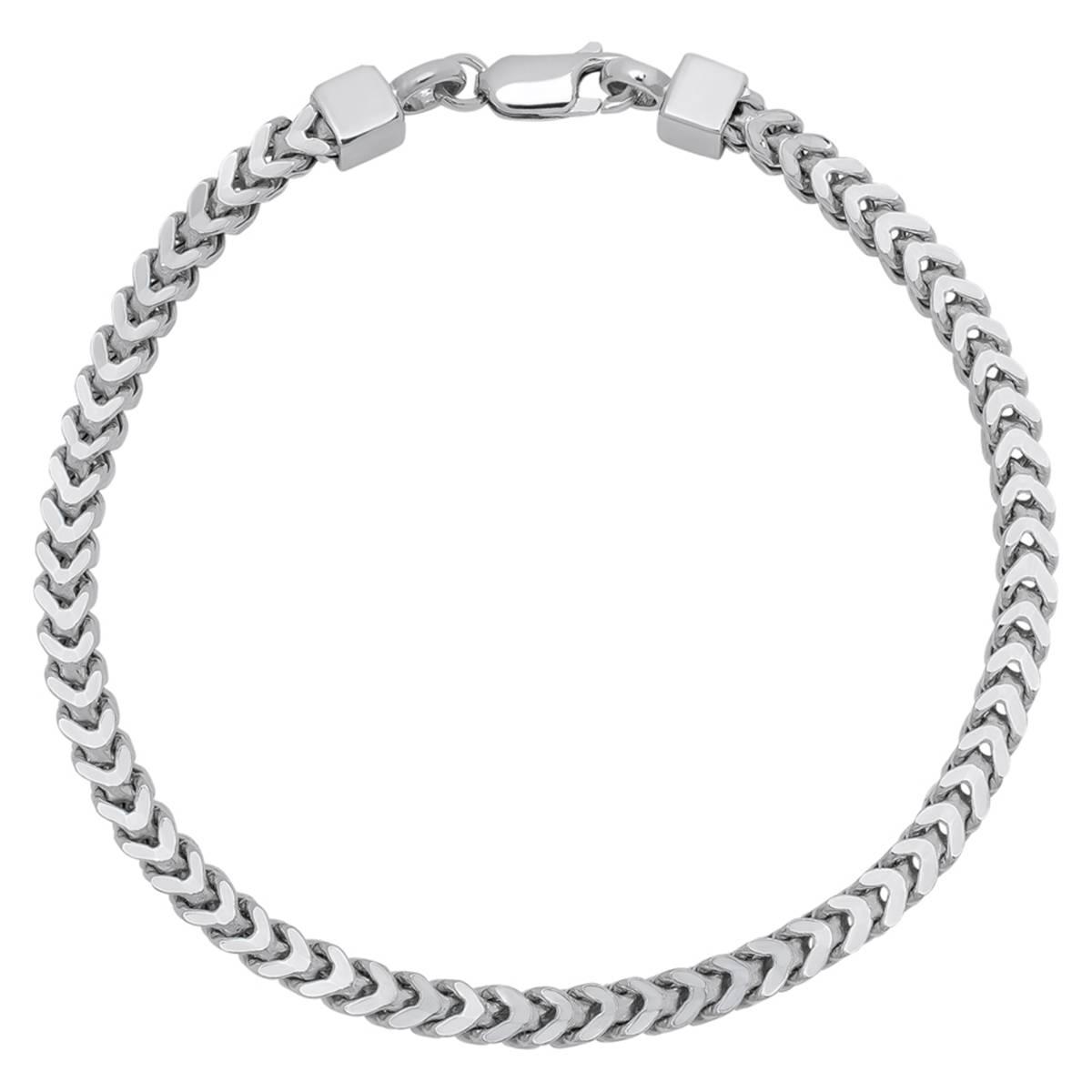 Click here for Sterling Silver Hollow Franco Chain Bracelet prices
