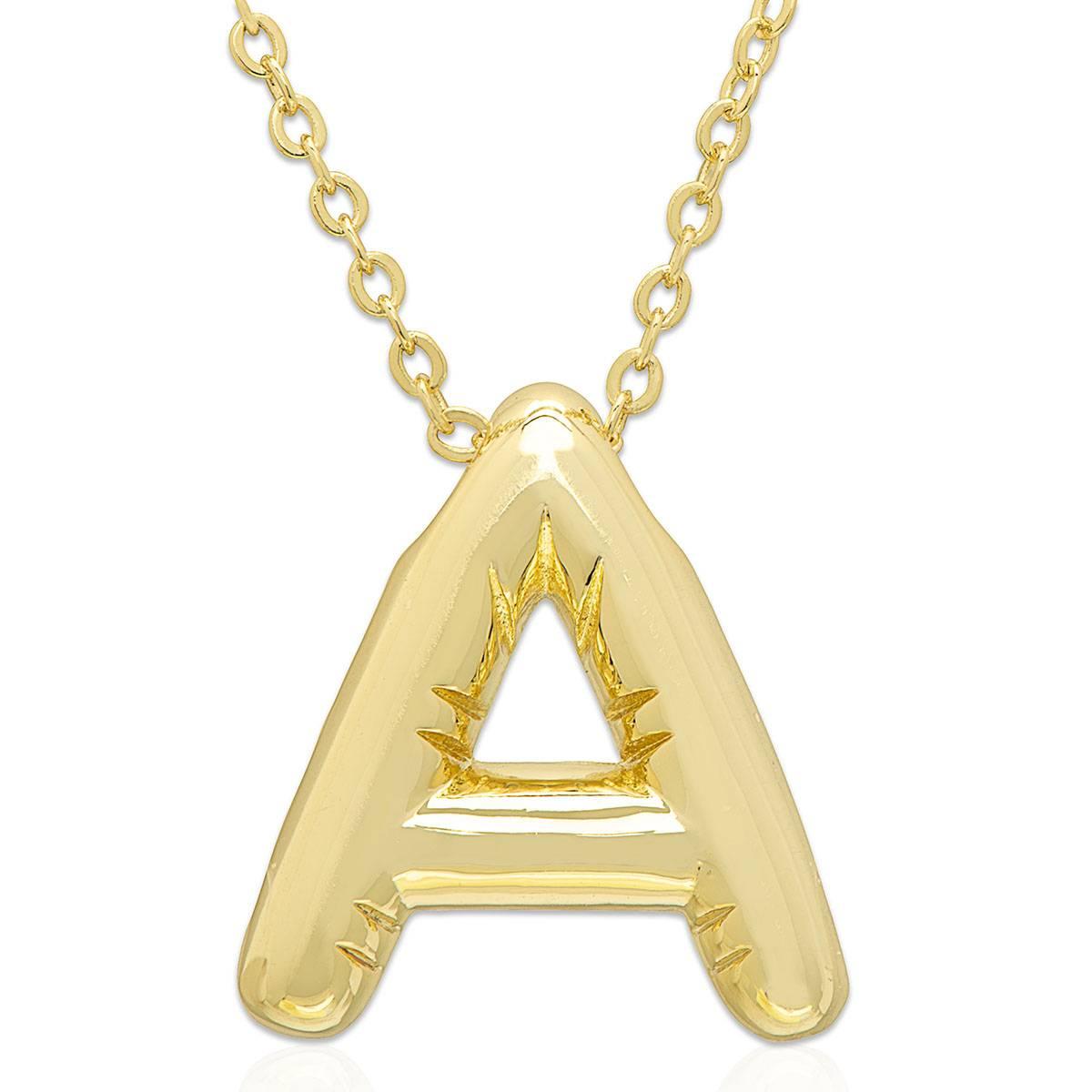 Click here for Plain Puff Initial A Pendant prices
