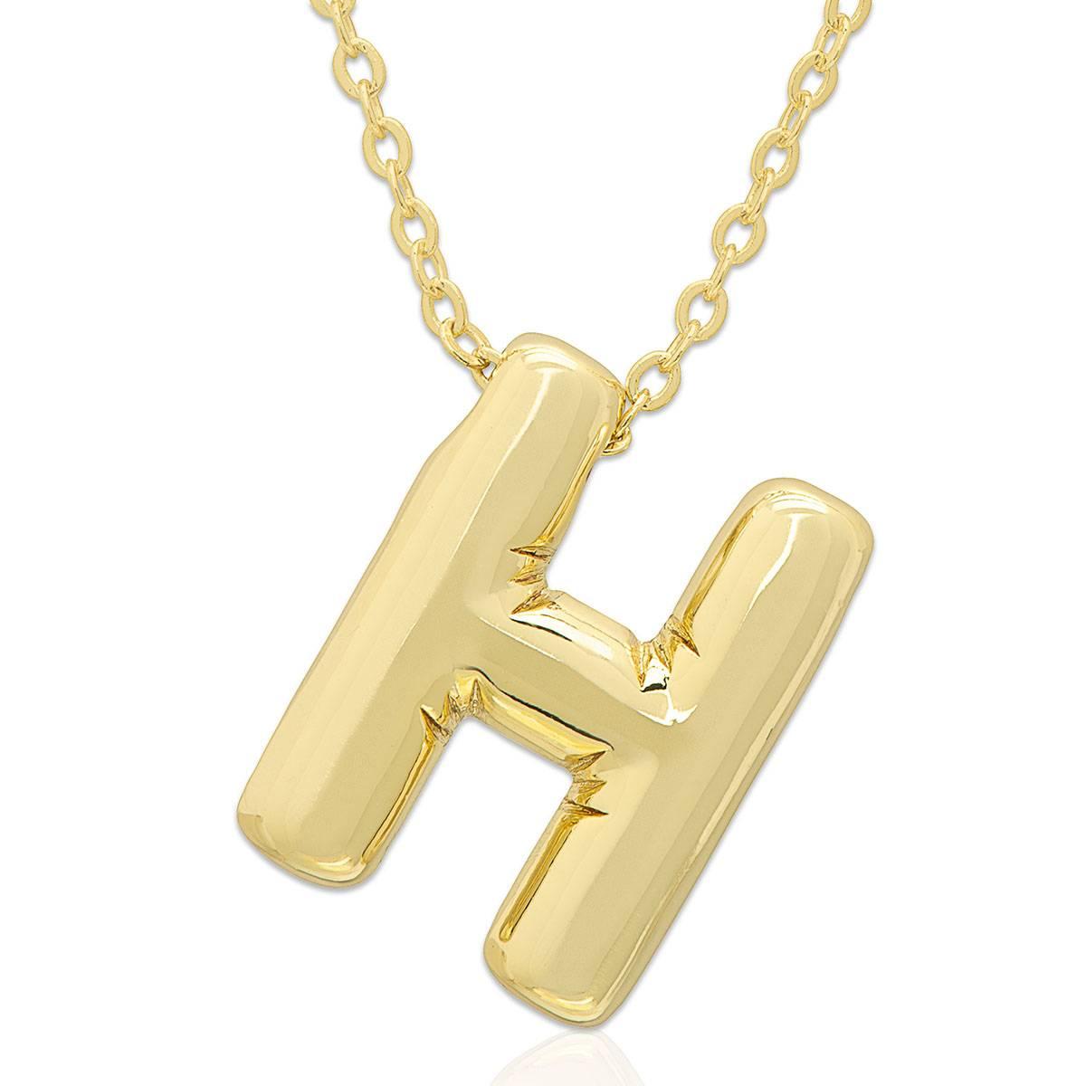 Click here for Plain Puff Initial H Pendant prices