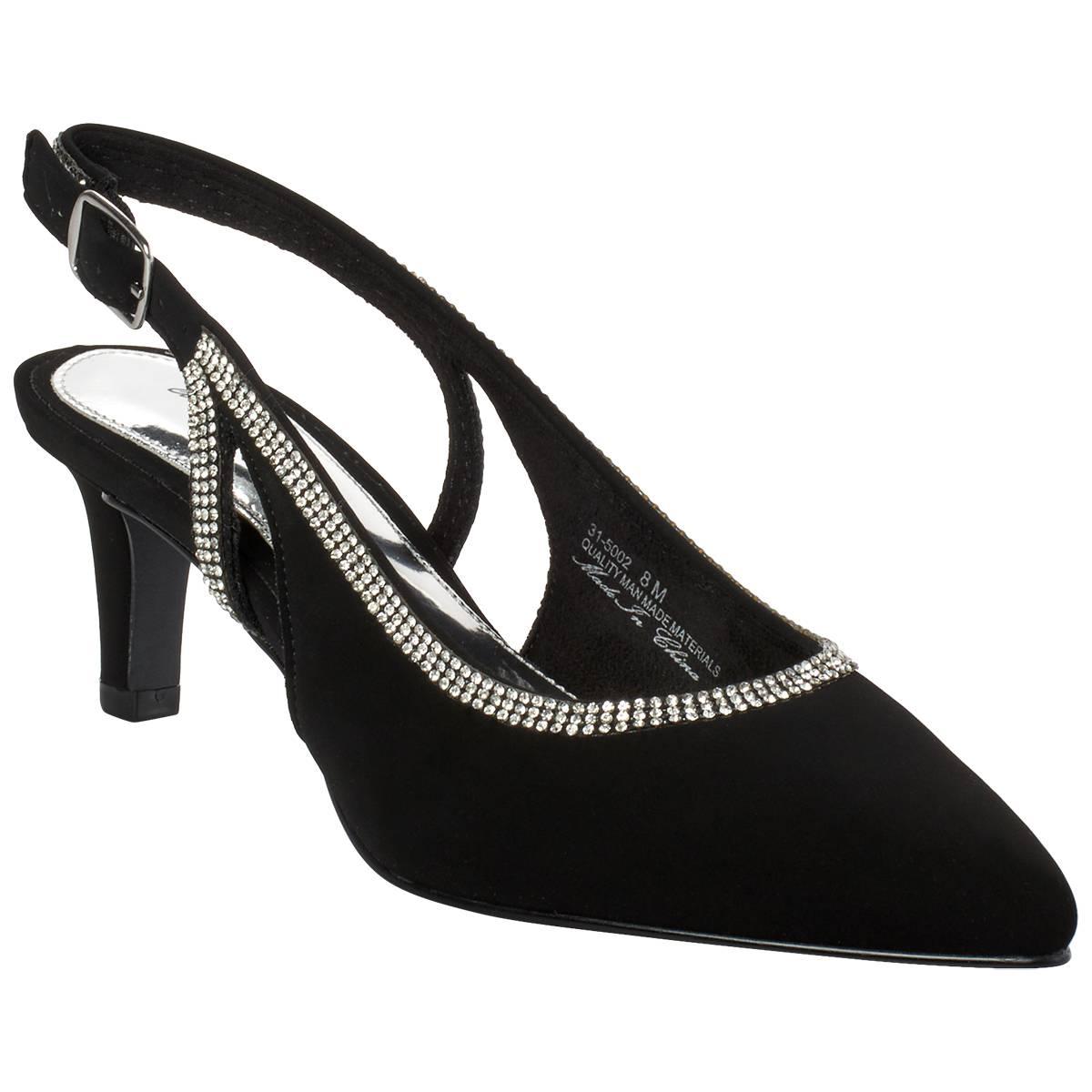 Click here for Easy Street Womens Glisten Buckle Slingback Pumps... prices