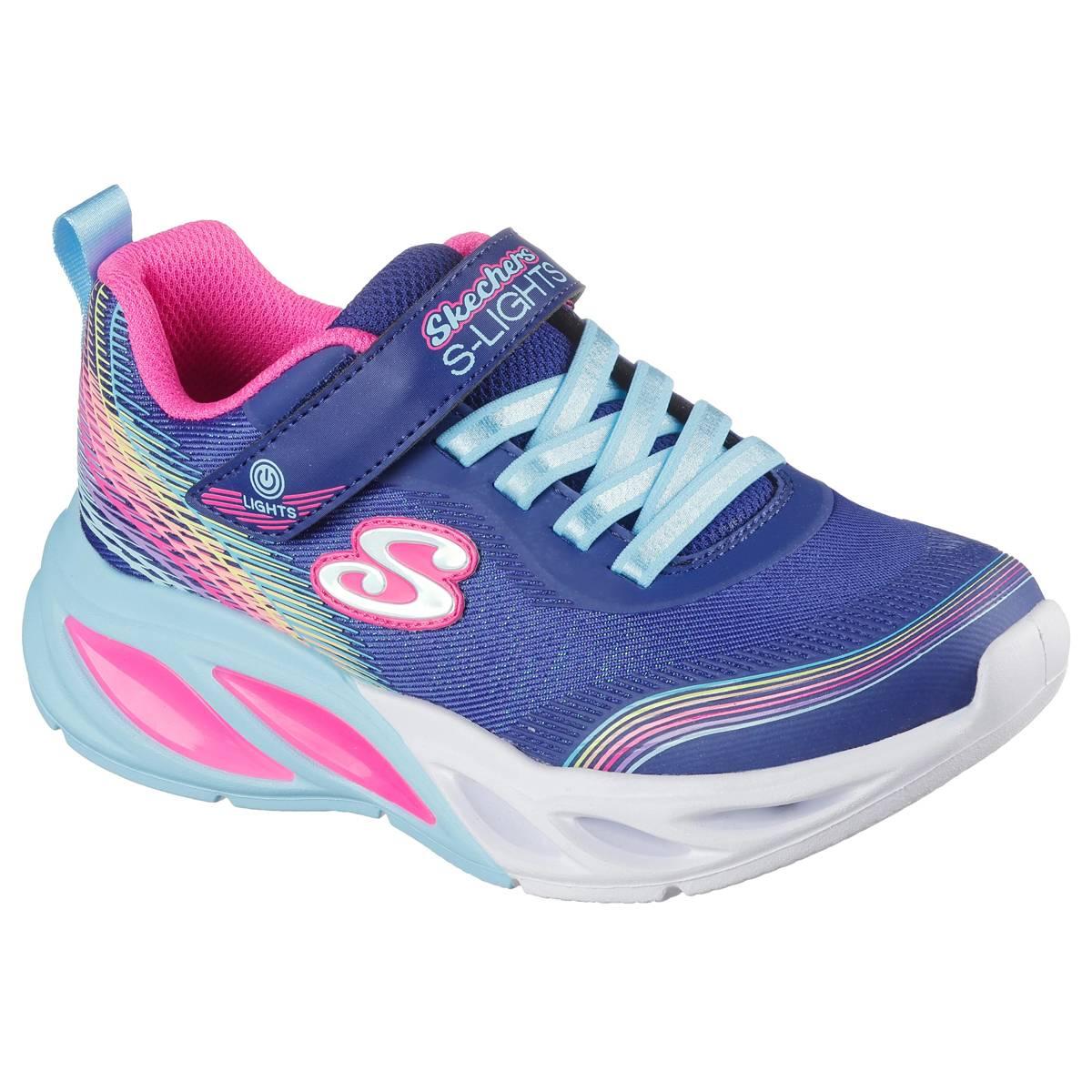 Click here for Big Girls Skechers S-Lights: Cosmic Glow Athletic... prices