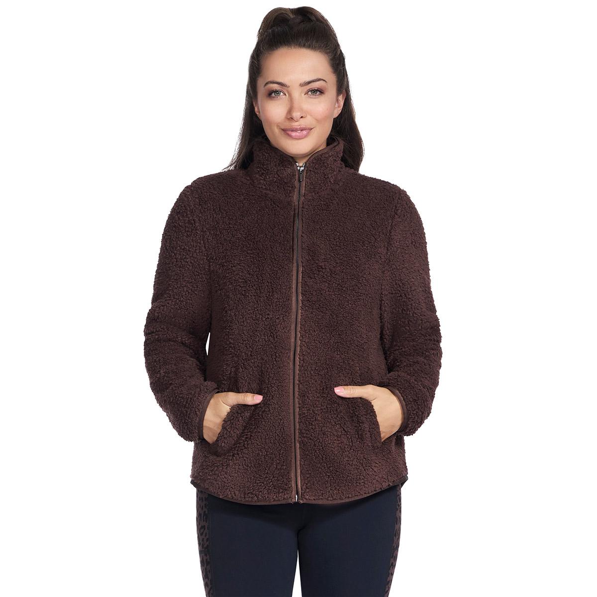 Skechers Womens Oversized Sherpa Jacket - Sahara